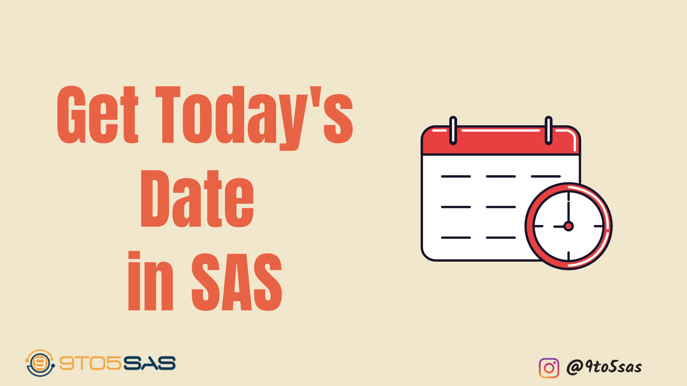 How To Get Today s Date In SAS 9TO5SAS